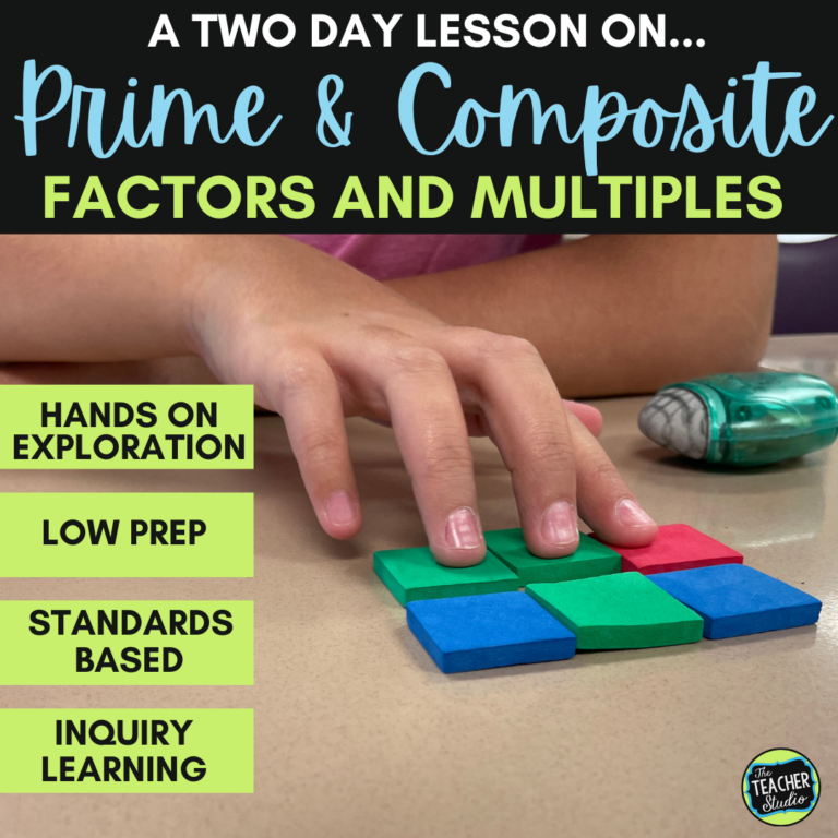 Introducing Factors, Arrays, and More! - The Teacher Studio