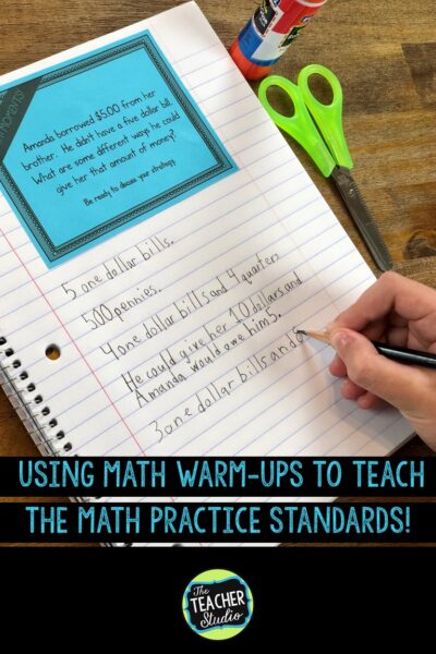 Daily Math Warm-Ups: Infusing the Math Practice Standards - The Teacher ...