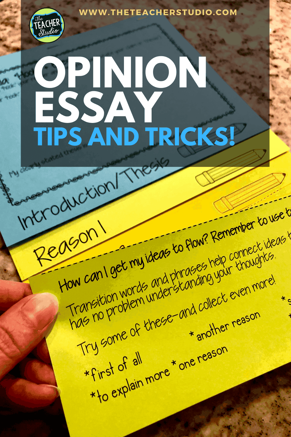 Opinion Writing Flipbook: Using a Graphic Organizer - The Teacher Studio