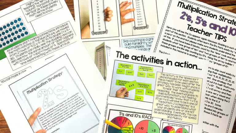 Teaching Multiplication Facts and Strategies - Building Fact Fluency ...