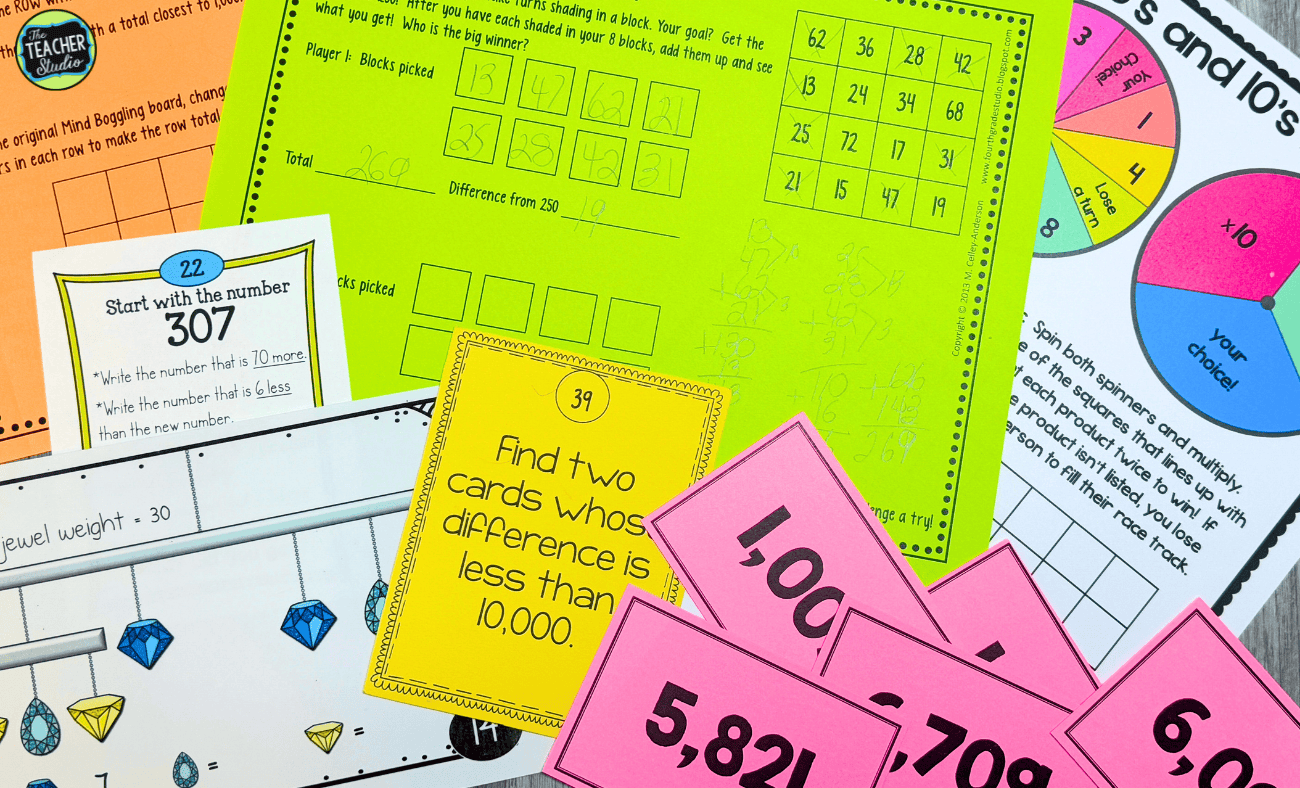 MATH CENTERS 101: Choose Engaging Math Center Activities – The Teacher ...