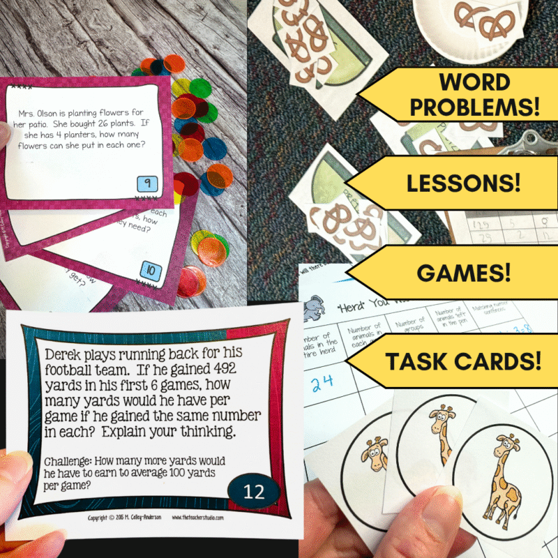 Division Activities and Lessons - Teaching Division Bundle - The ...