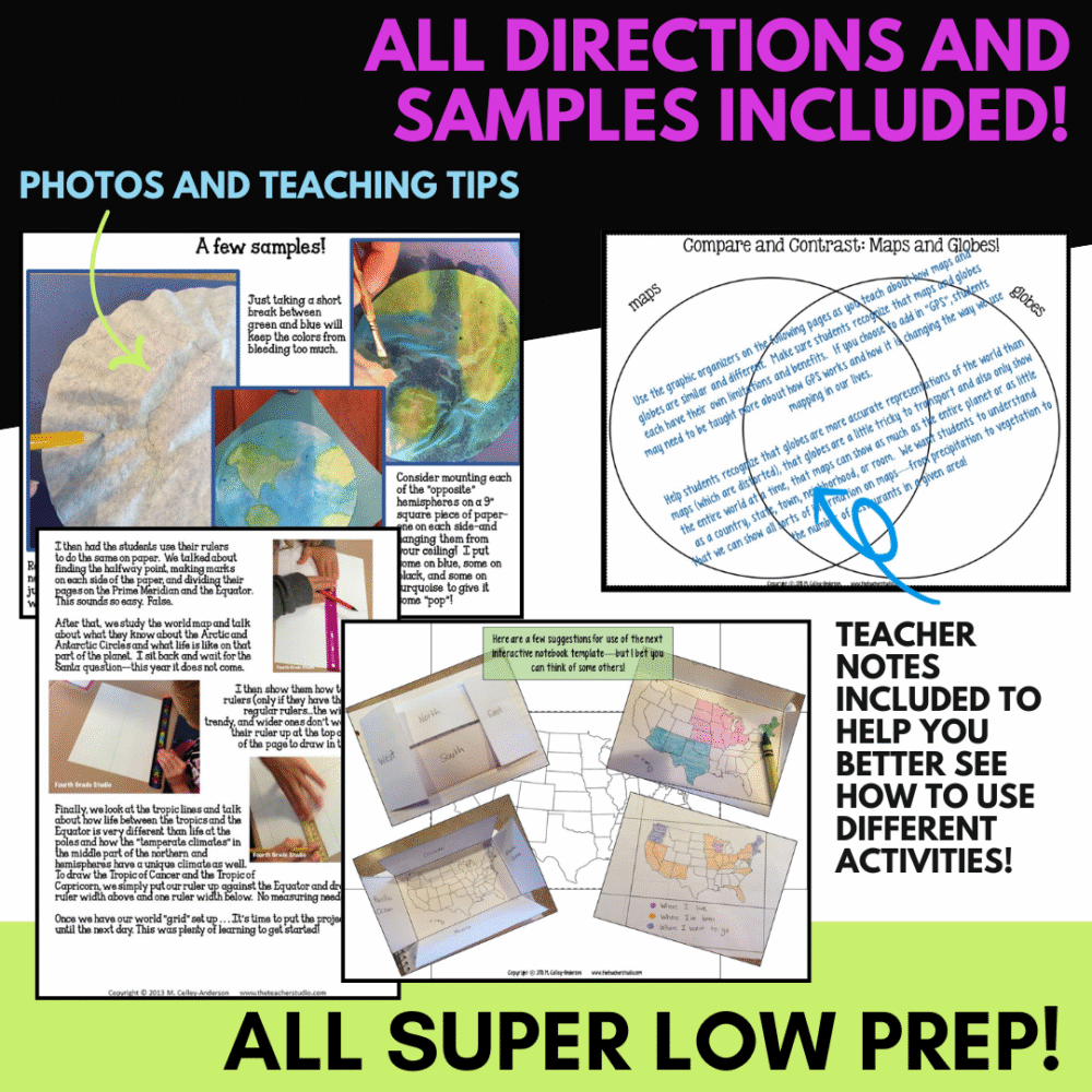 Maps and Globes - Map Skills - Mapping Activities and Geography Lessons ...
